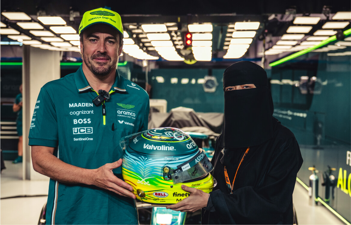 Aramco Helmet Challenge